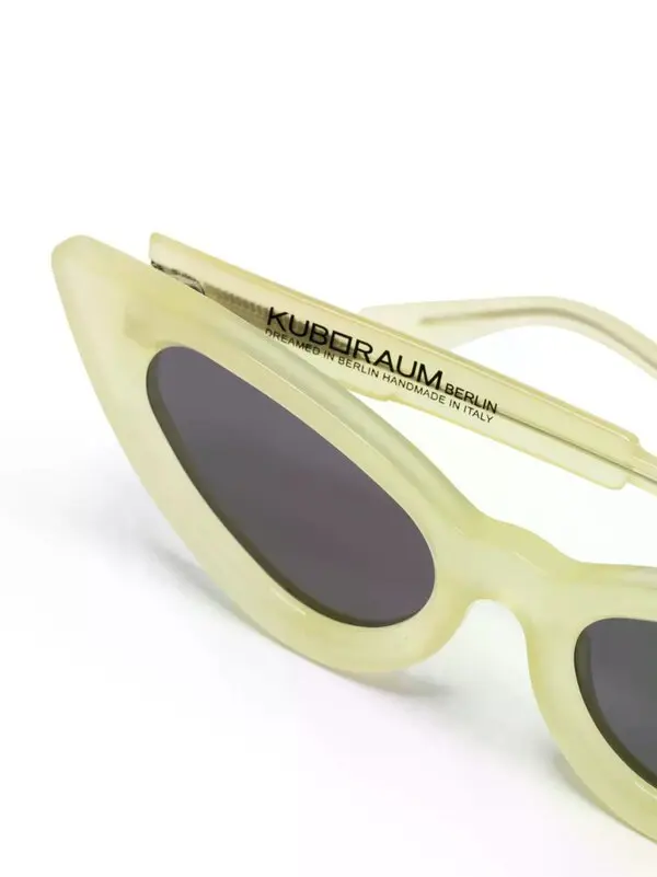 KUBORAUM Cat-eye Acetate Sunglasses - Yellow