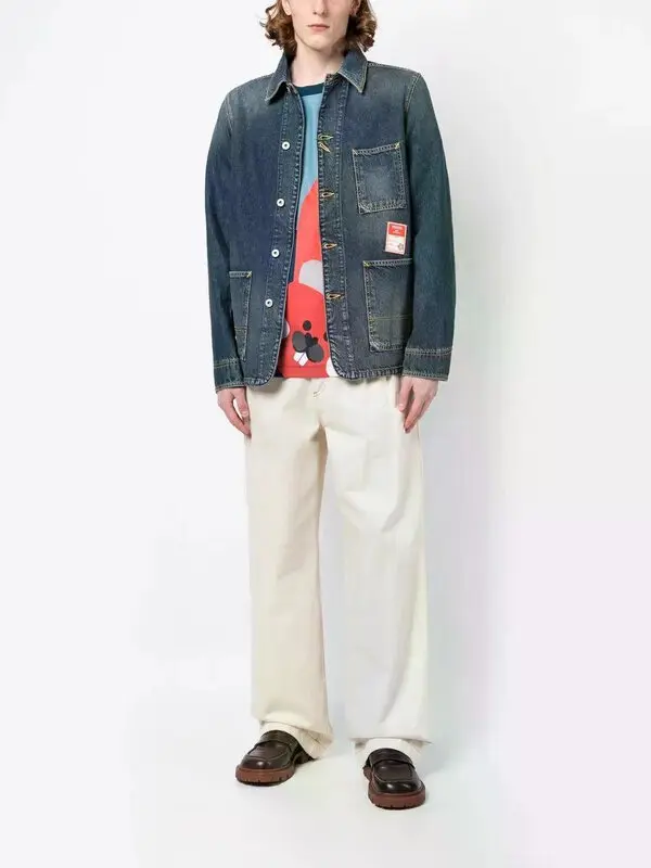 Kenzo Logo-patch Denim Jacket