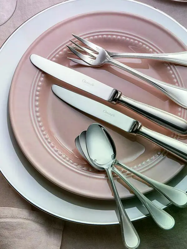 Christofle Perles Rice And Potato Spoon