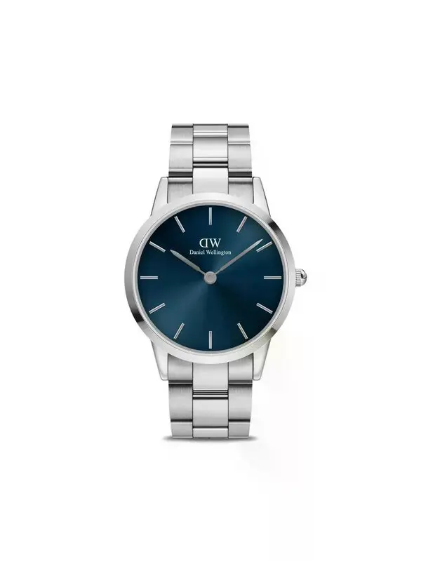 DANIEL WELLINGTON Iconic Link 40mm Bracelet Watch - Blue