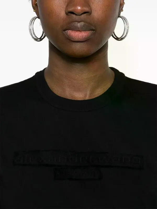 Alexander Wang Logo-embossed T-shirt