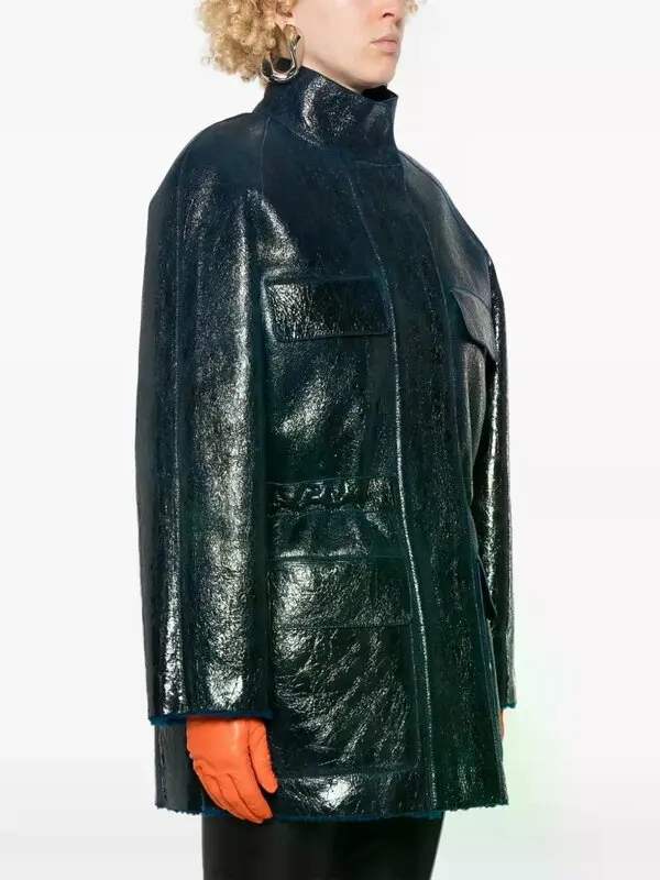 Fendi Leather Coat