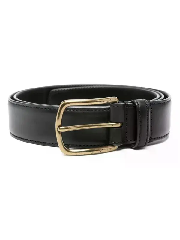 Officine Creative Calf Leather Belt - Black