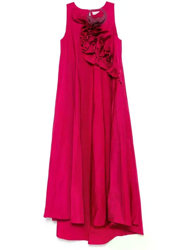 P.a.r.o.s.h Ruffled-detail Maxi Dress
