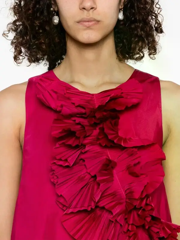 P.a.r.o.s.h Ruffled-detail Maxi Dress