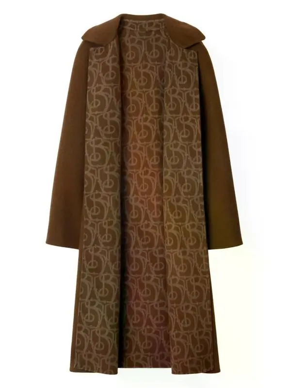 Burberry Cashmere Felted Belted Coat