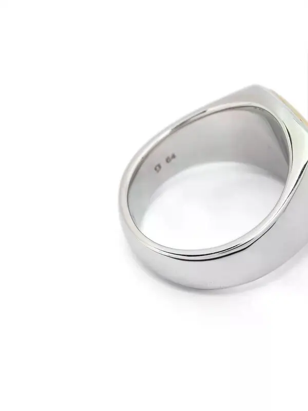 Tom Wood 9kt Yellow Gold Cushion Ring