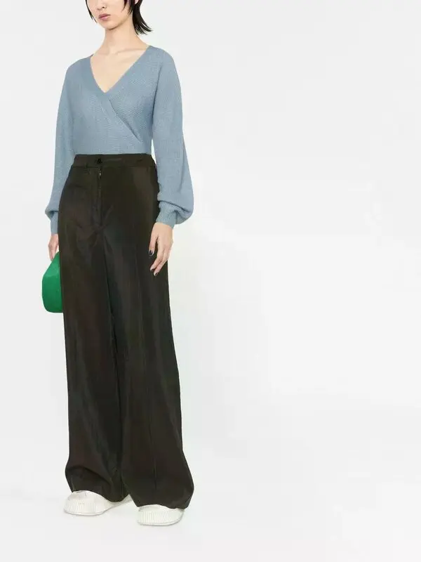 Vince Long-sleeve Wrap Jumper