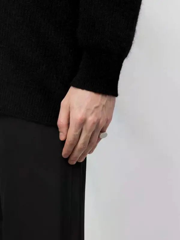 Tom Wood Ivy Sterling Signet Ring