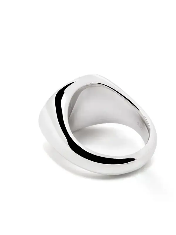 Tom Wood Ivy Sterling Signet Ring