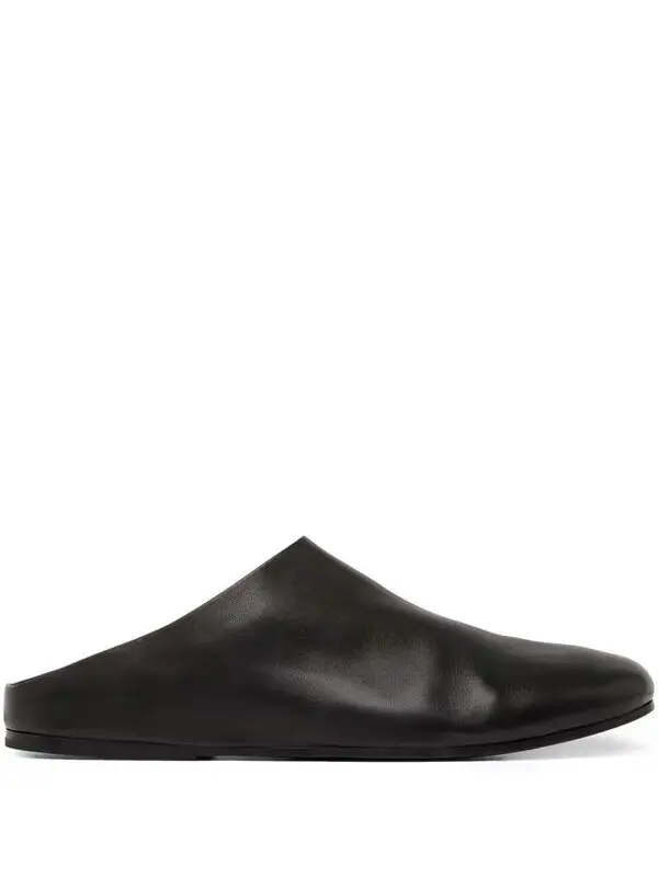 Marsèll Steccoblocco Leather Slippers - Black