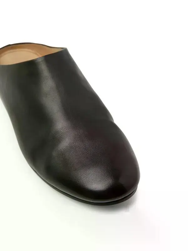 Marsèll Steccoblocco Leather Slippers - Black