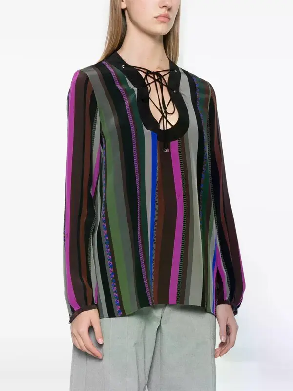 Emilio Pucci Silk Georgette Crepe Blouse