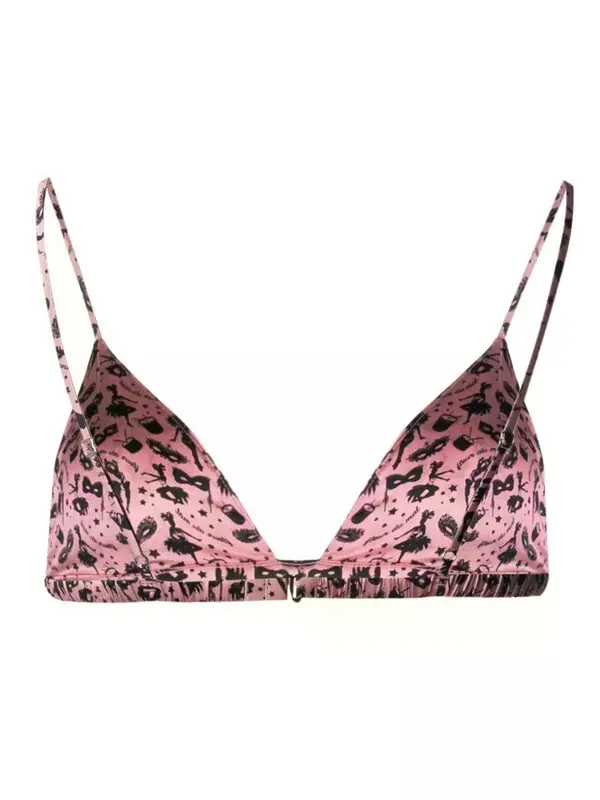 FLEUR DU MAL Luxe Triangle Bra