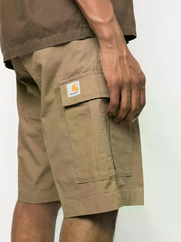 Carhartt Work In Progress Logo-patch Cargo Shorts