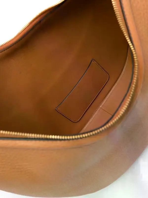 Valentino Garavani Medium Vlogo Moon Bag - Brown