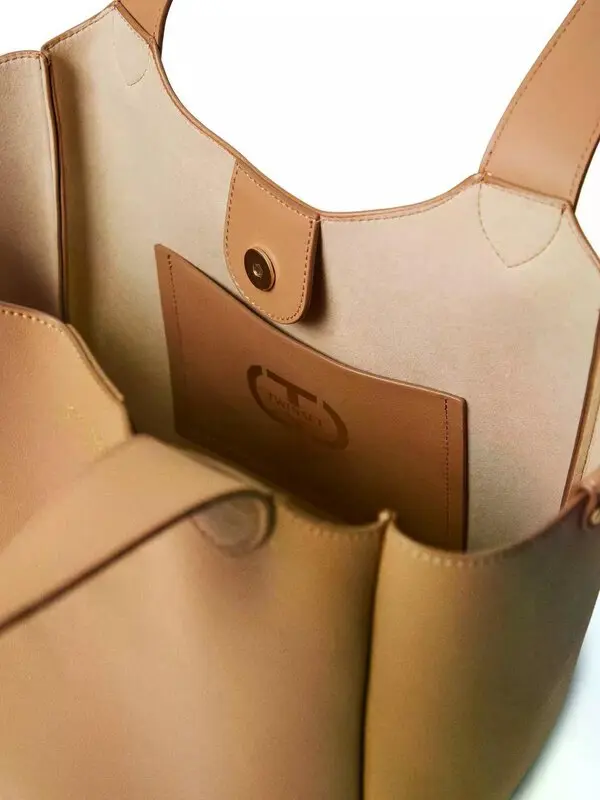 TWINSET Leather Tote Bag
