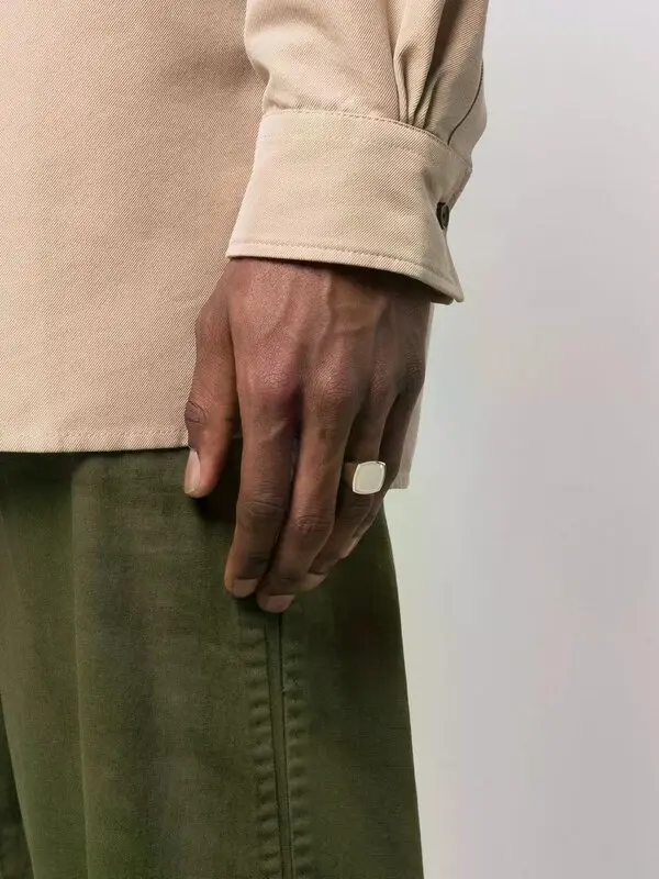 Tom Wood Square Cushion Ring - Silver