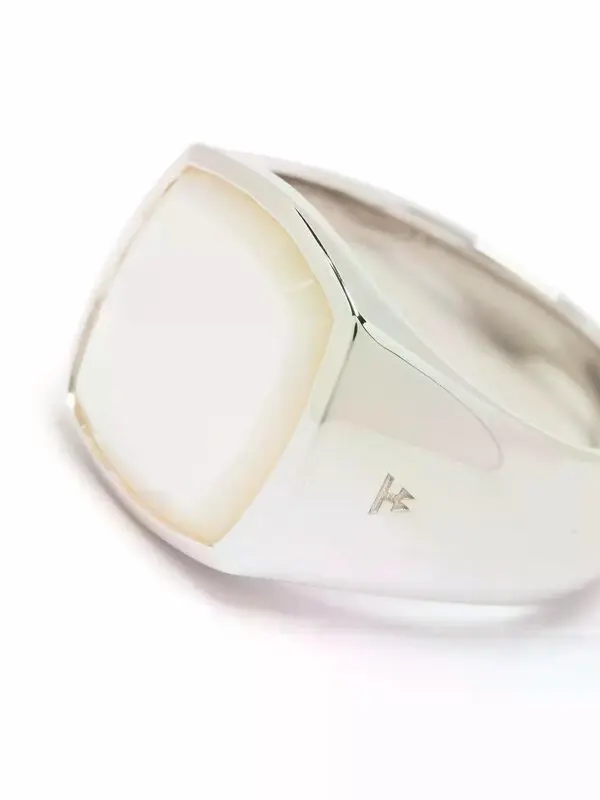 Tom Wood Square Cushion Ring - Silver