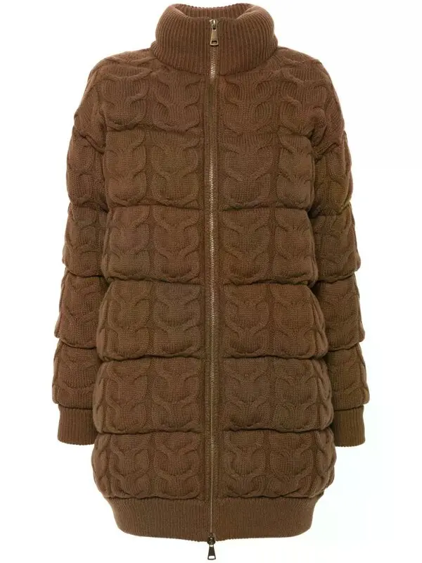 Max Mara Chunky Knit Padded Coat