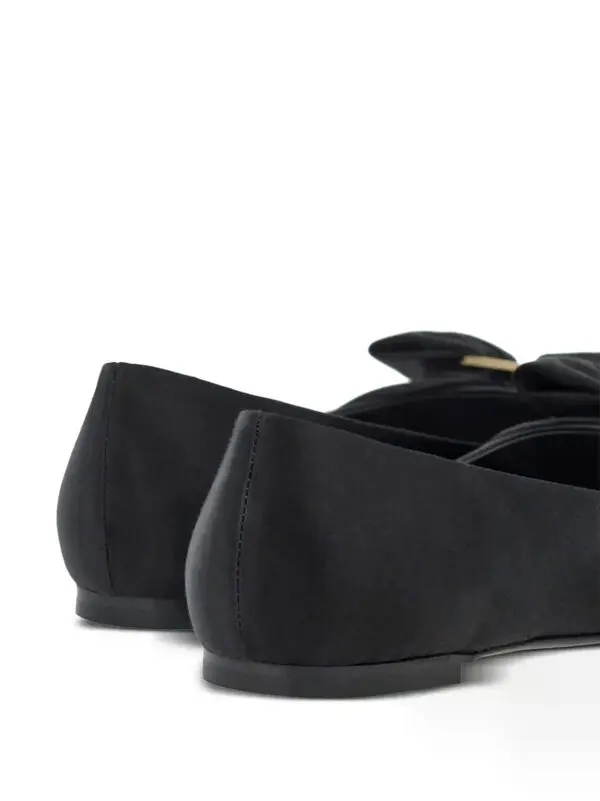 FERRAGAMO Vara Bow-detailing Leather Ballerinas