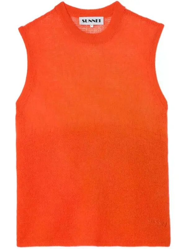 Sunnei Mohair-blend Top