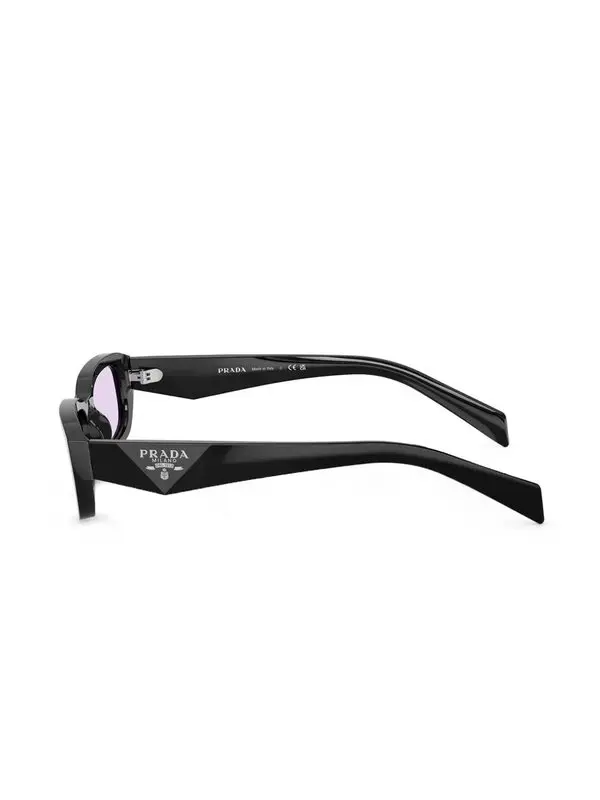 Prada Rectangle-frame Sunglasses - Black