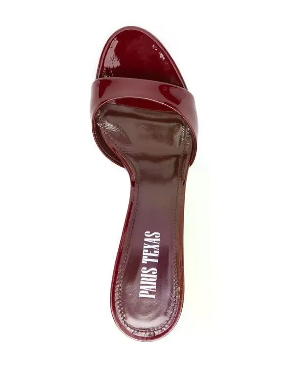 Paris Texas Lidia 70mm Leather Sandals - Red
