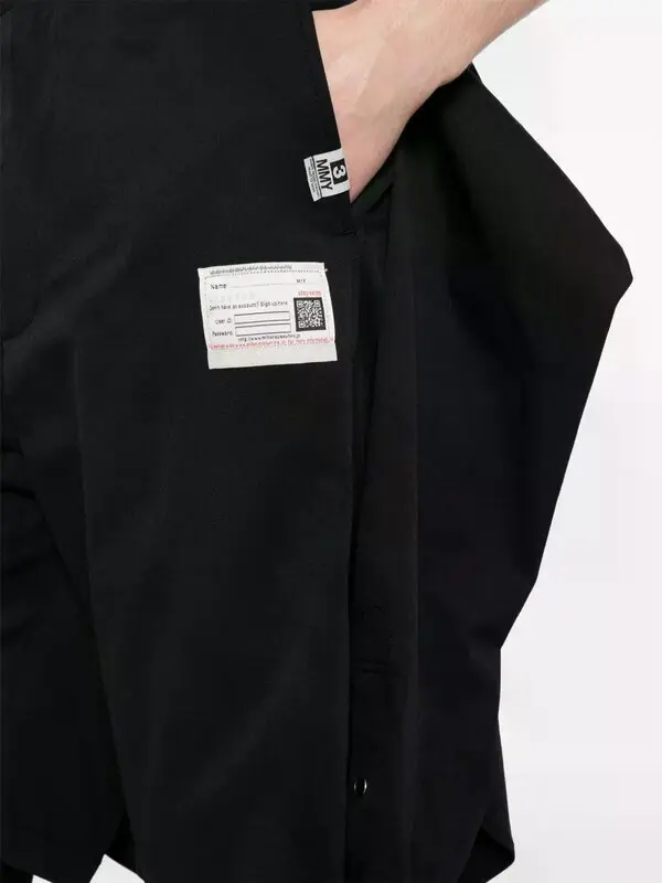Mihara Yasuhiro Deconstructed Combo Cotton Shorts - Black