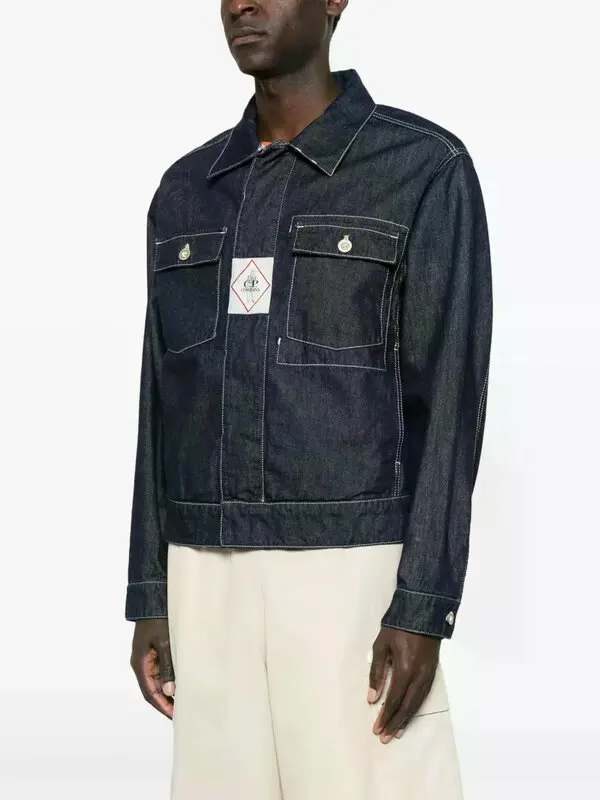 C.P. COMPANY Logo-patch Denim Jacket