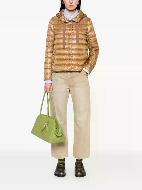 Herno Hooded Puffer Jacket - Brown