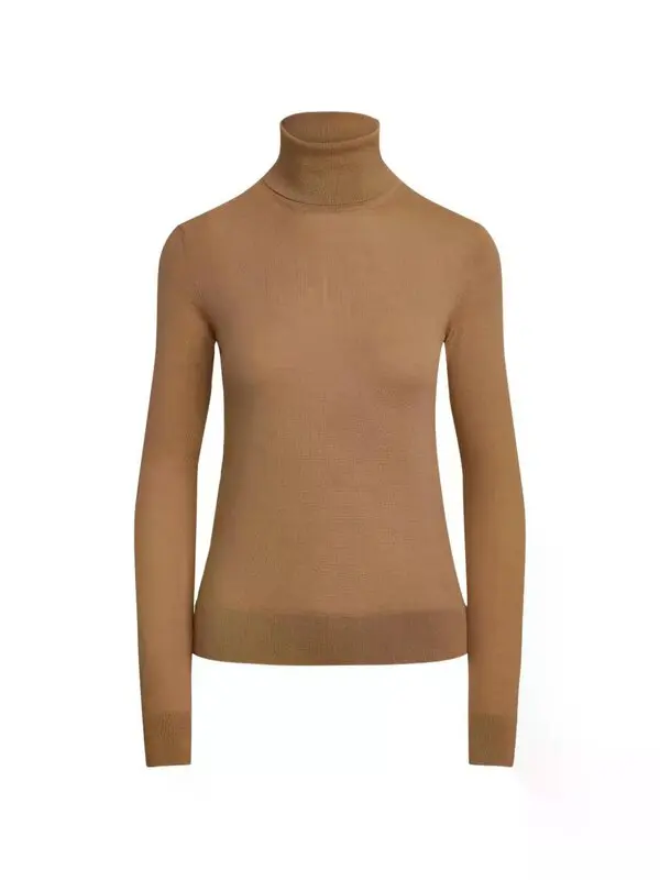 Ralph Lauren Cashmere Jersey Long Sleeve Sweater