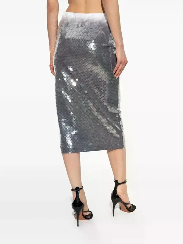 Sportmax Sequinned Pencil Skirt