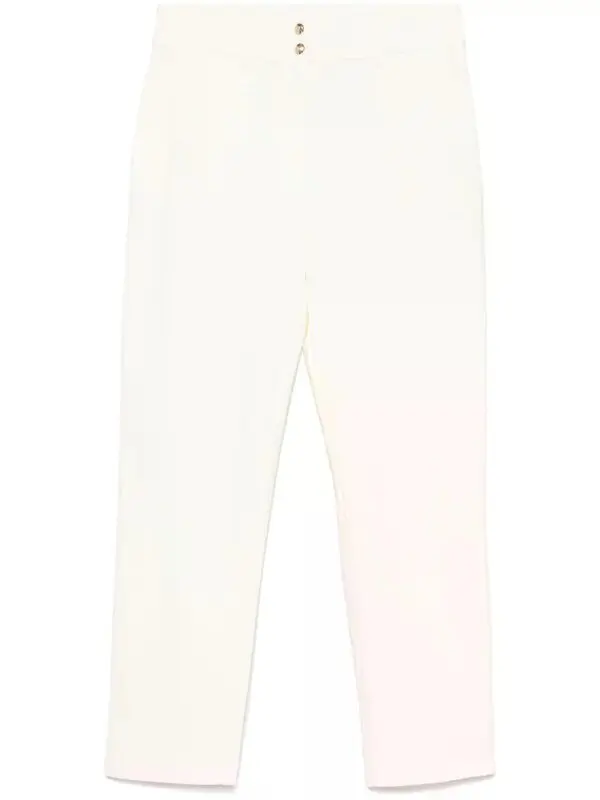 Liu Jo Logo-plaque Trousers - Neutrals