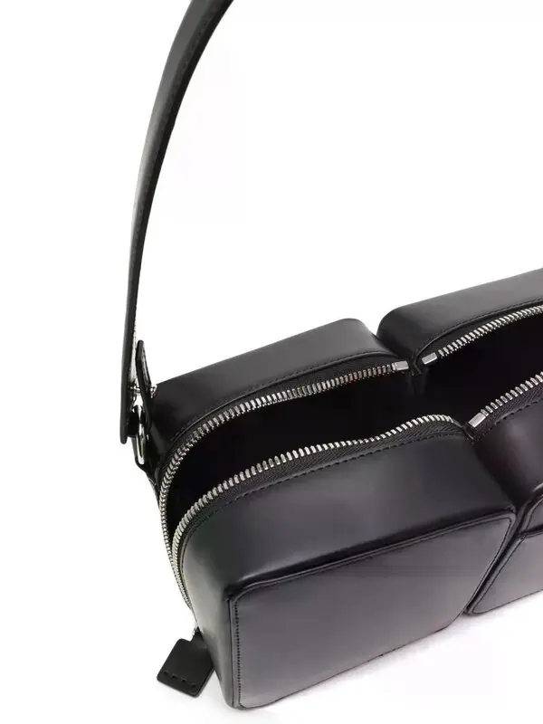 Kara Leather Shoulder Bag
