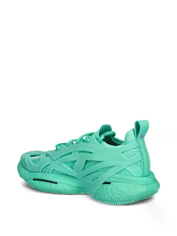Adidas By Stella McCartney Solarglide Mesh-paneled Sneakers - Green