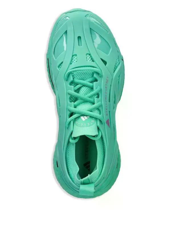 Adidas By Stella McCartney Solarglide Mesh-paneled Sneakers - Green