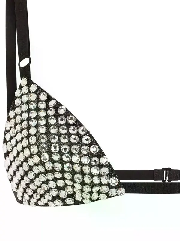 Dolce & Gabbana Rhinestone-embellished Bralette Top