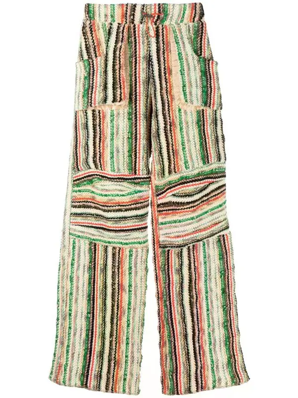 VITELLI Stripe-print Trousers