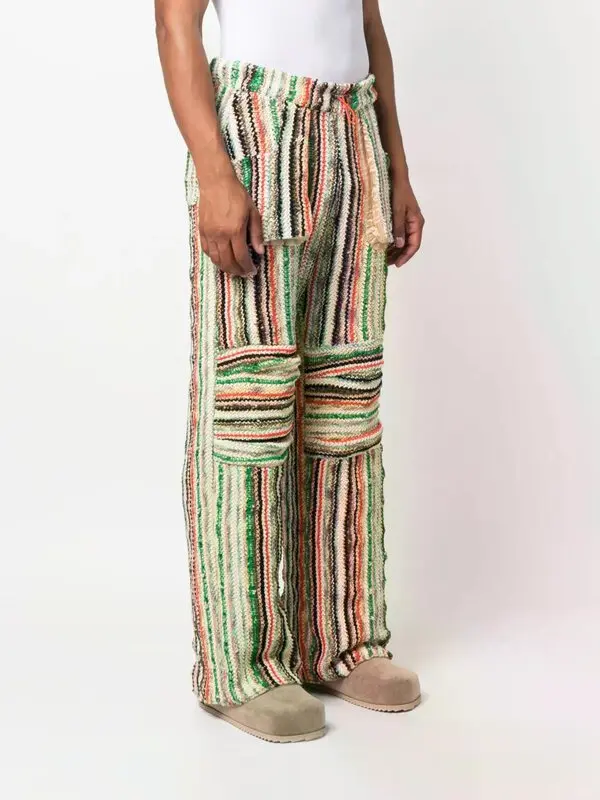 VITELLI Stripe-print Trousers