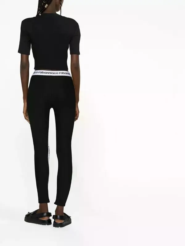 Rabanne Logo Tape Leggings