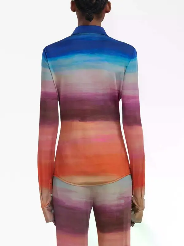 Marni Gradient Effect Long Sleeve Shirt