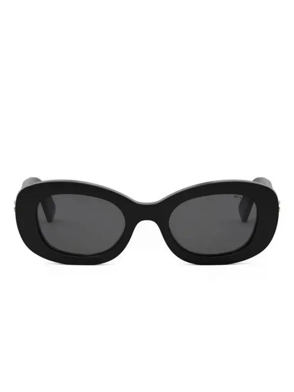 BVLGARI Geometric-frame Sunglasses - Black