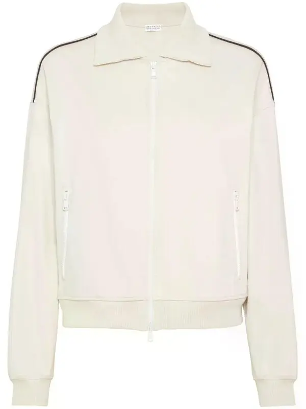 Brunello Cucinelli Monili-embellished Track Jacket