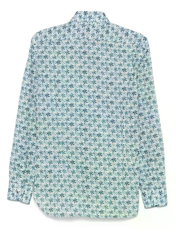 BARBA NAPOLI Floral-print Shirt