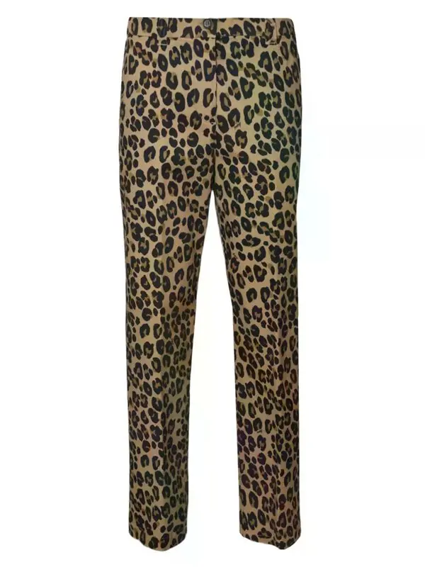 Aspesi Leopard-print Trousers