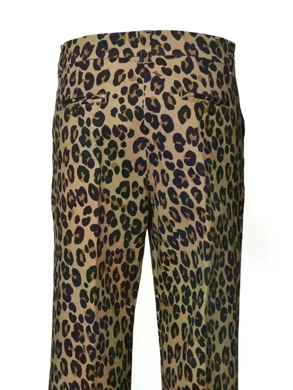 Aspesi Leopard-print Trousers