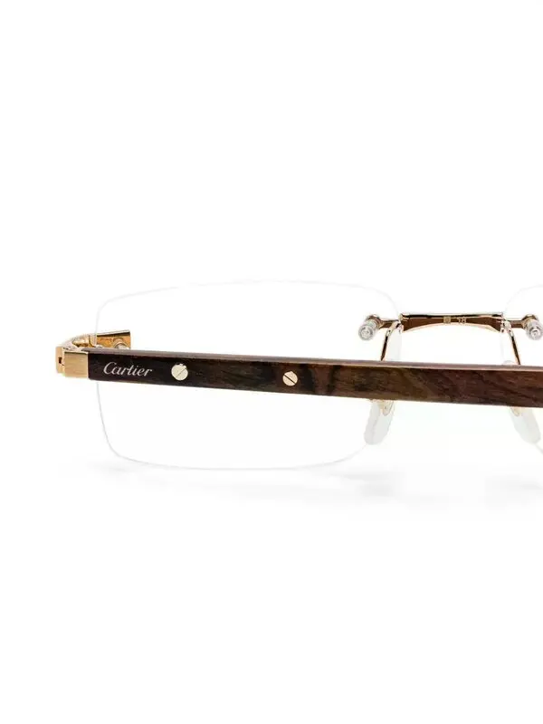 Cartier Rectangle-frame Glasses