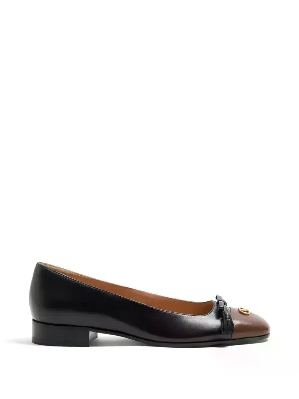 Valentino Garavani Kidskin Ballerina Flats - Black