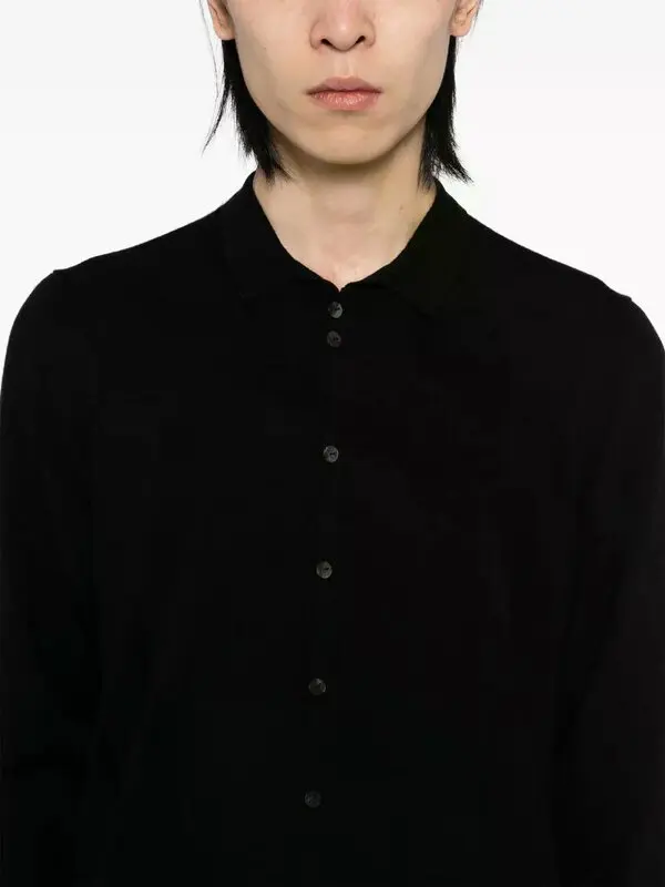 LABEL UNDER CONSTRUCTION Knitted Long Sleeve Shirt